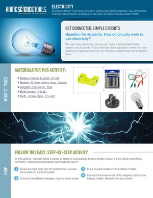 Simple Circuits Activity | Electricity Science Project